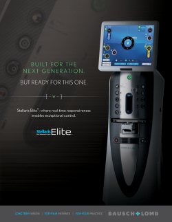 Stellaris Elite® - Bausch Surgical